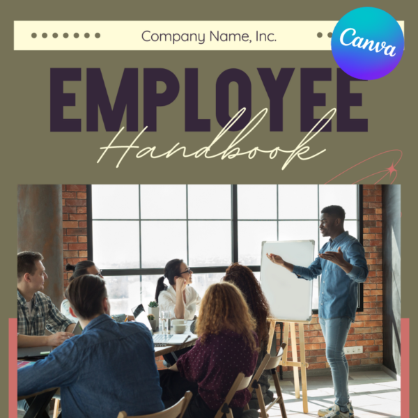 Employee Handbook Template - Canva - Resonate Growth